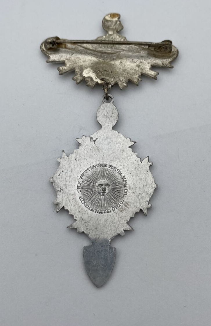 Antique Masonic Knight Templar Medal In Hoc Signo Vinces Hamilton ...