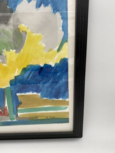 Ce Roser Abstract Watercolor Painting - Cecilia Roser - feminist artist ...