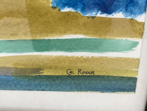 Ce Roser Abstract Watercolor Painting - Cecilia Roser - feminist artist ...