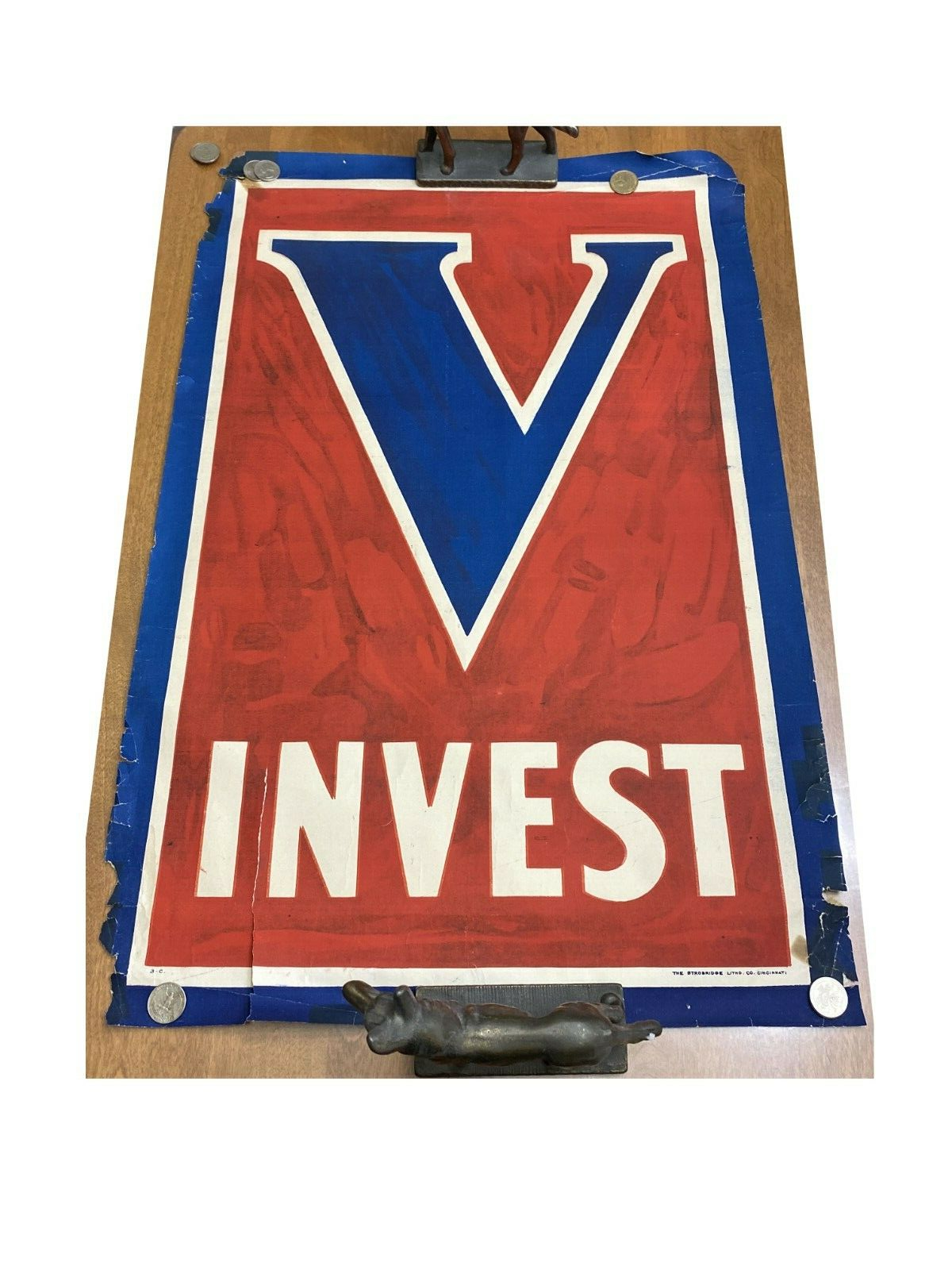 Invest / The Strobridge Litho. Co., Cincinnati - WWI - 1917 - Poster ...