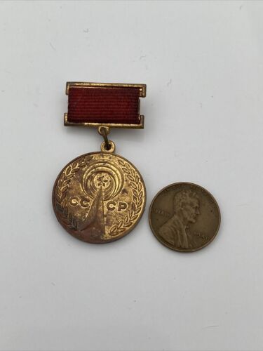 Soviet Honored Worker Medal Communication Industry Radio Signals ...