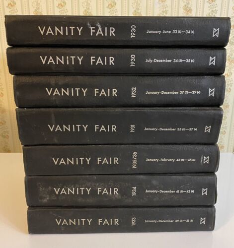 Vanity Fair Facsimile 7 Volumes University Microfilms International ...