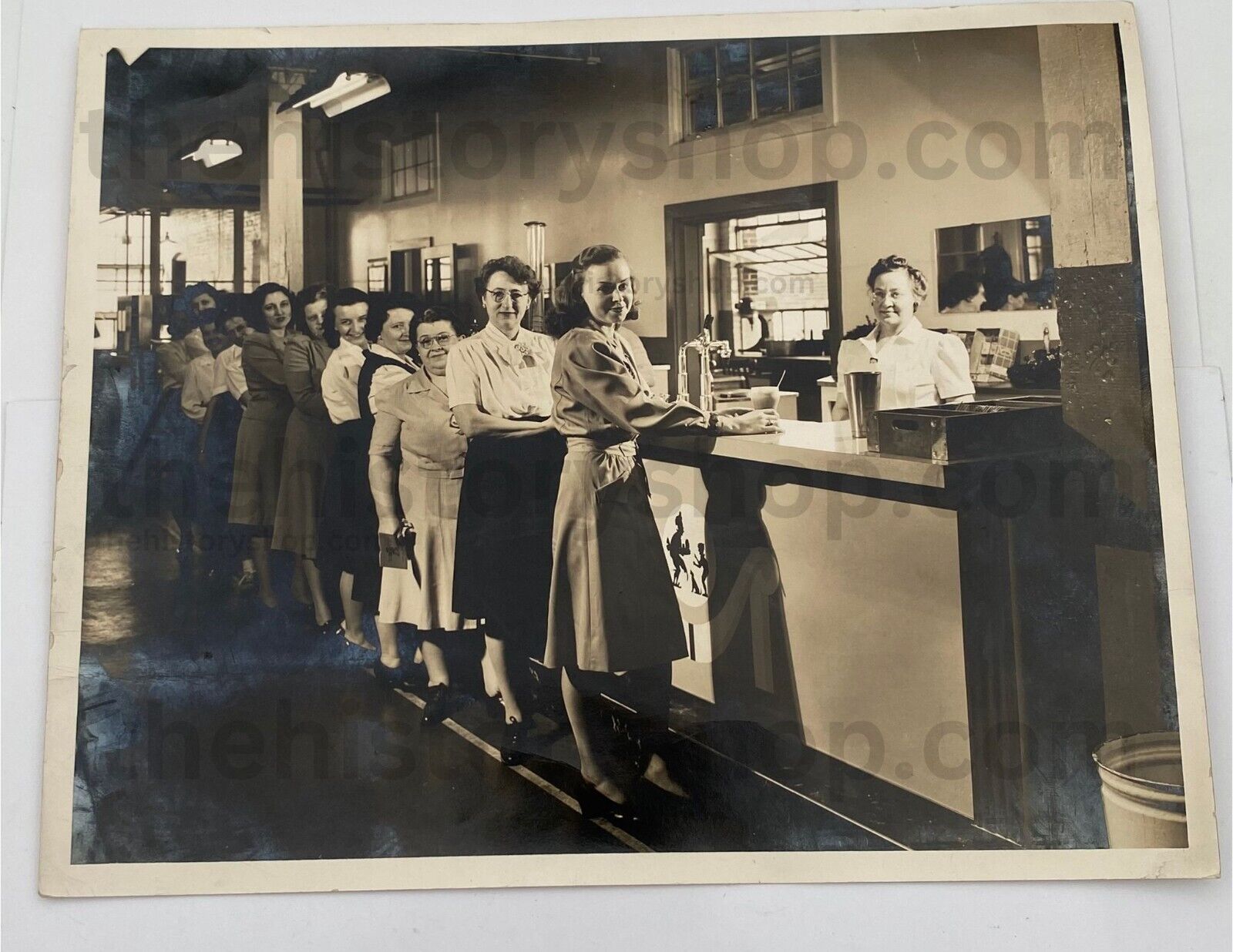 William M. Rittase Photo - Malt Soda Shop 1940s - The History Shop